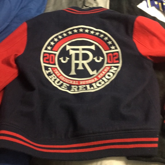 True Religion | Jackets & Coats | True Religion Varsity Jacket | Poshmark